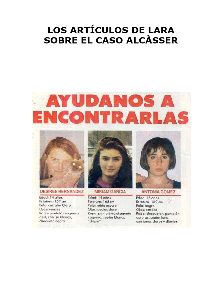 Caso Alcasser. Articulos De Lara_unlocked | PDF