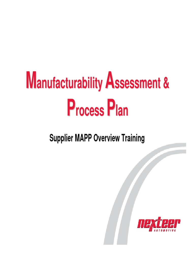 Nexteer's MAPP Process Overview | PDF | Risk
