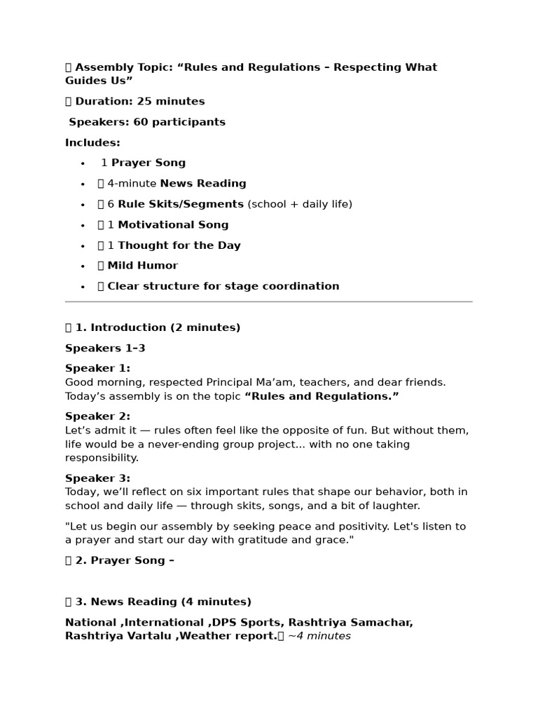 8D and 8C Class Assembly Script | PDF