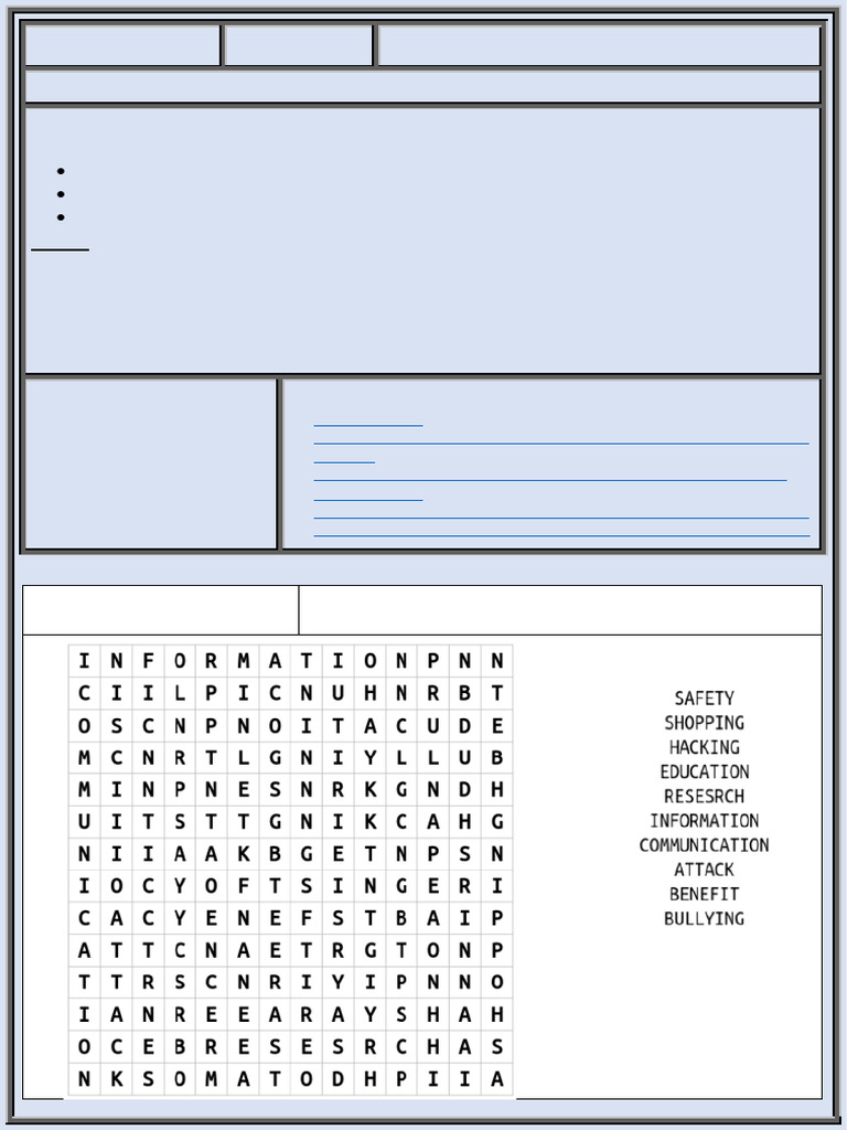 Internet Safety and MS PowerPoint Guide | PDF | Microsoft Power Point ...