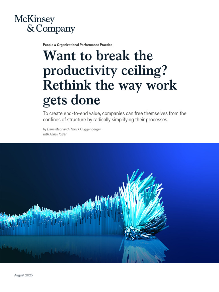 Want To Break The Productivity Ceiling Rethink The Way Work Gets Done ...