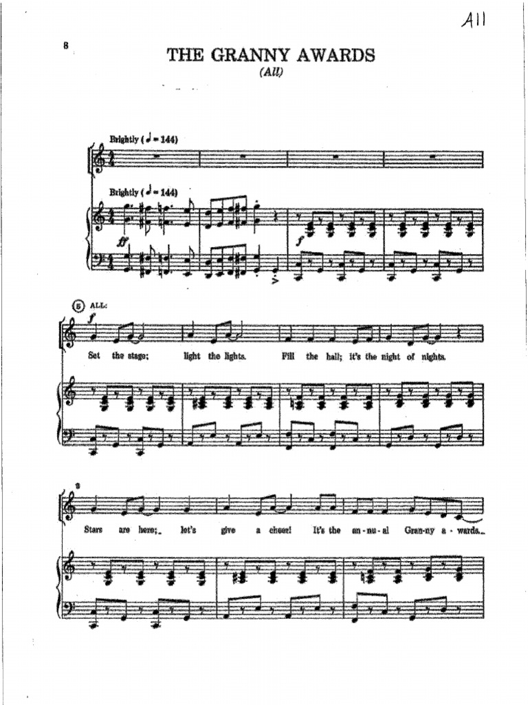 Granny Awards Music | PDF