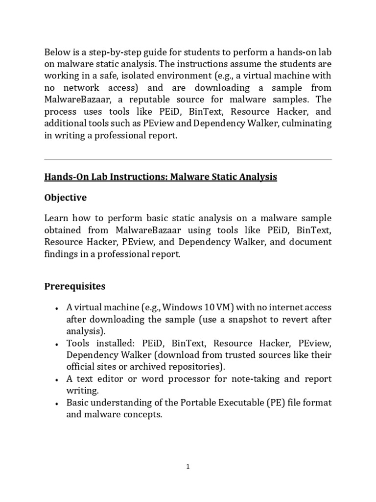Hands-On Instructions for Students on Lab-3 | PDF | Windows Registry | Virtual Machine