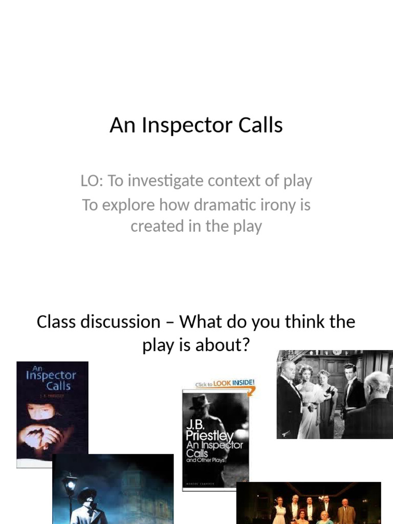 BP An Inspector Calls Context | PDF
