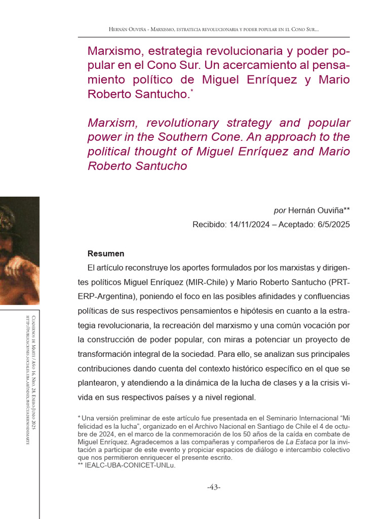 Marxismo Estrategia Revolucionaria Y PoderPopular | PDF | marxismo | Cuba