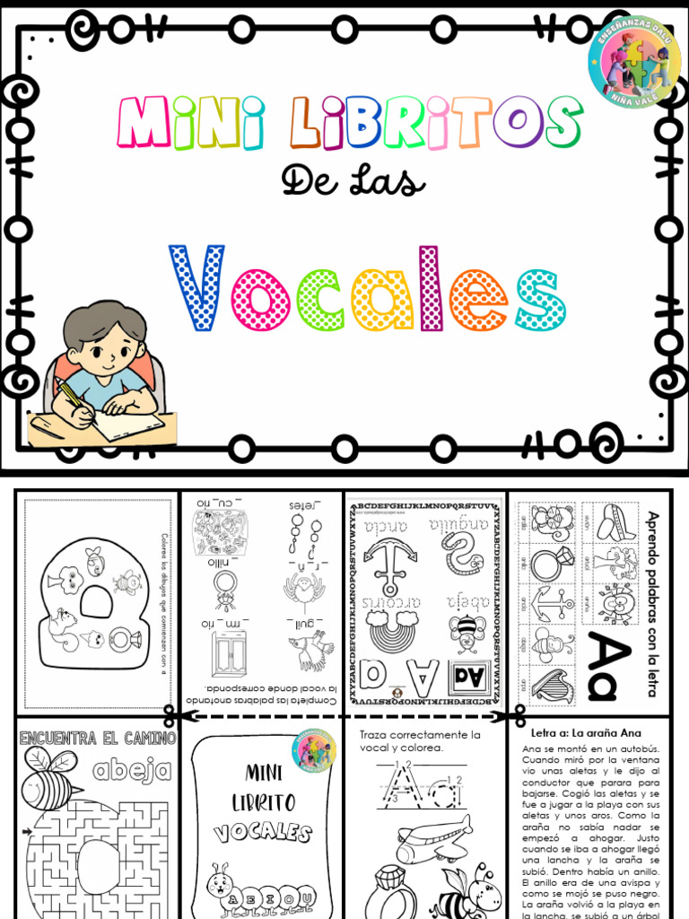 Mini Libritos VOCALES | PDF