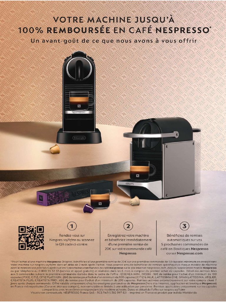 Nespresso 100e Cafe | PDF