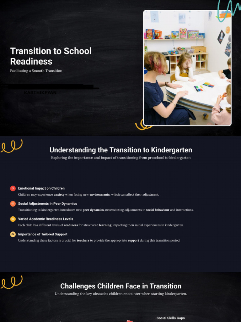 School Readiness Transition To Kindergarten - PDF 20250608 214201 0000 ...