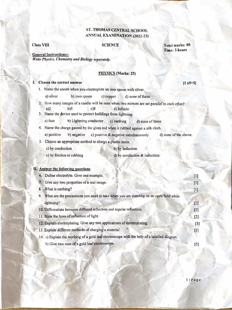 2023 Annual Exam | PDF
