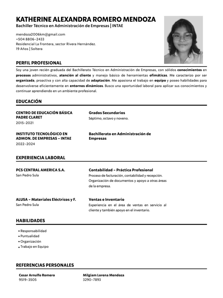 CV - Katherine Romero | PDF