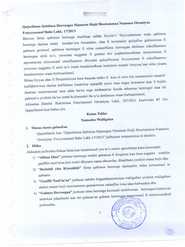 Qajeelfamaa Adda Addaa Faayinaasii | PDF