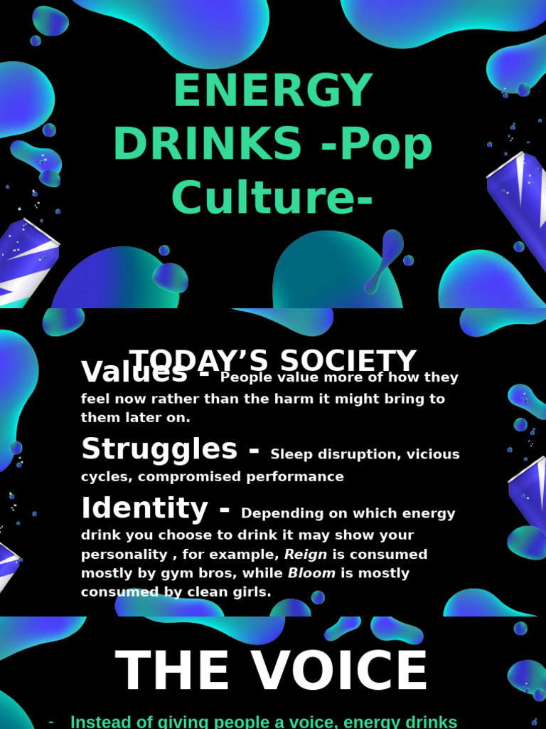 Energy Drinks: Culture, Impact, and Future | PDF