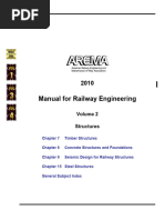 AREMA Manual for Railway Engineering 2025 | PDF | Rail Transport