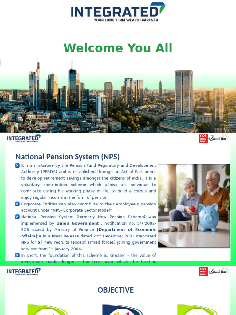 NPS Presentation 2 | PDF | Financial Services | Retirement