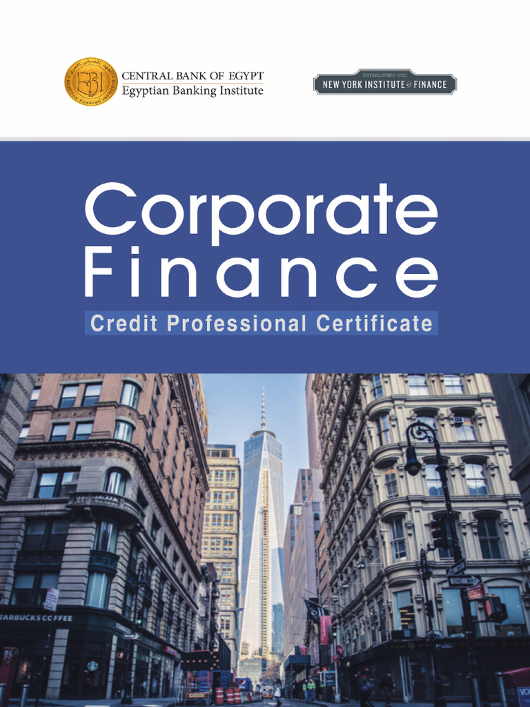 Flyer - EBI&NYIF - Corporate Finance Credit Professional Certificate ...