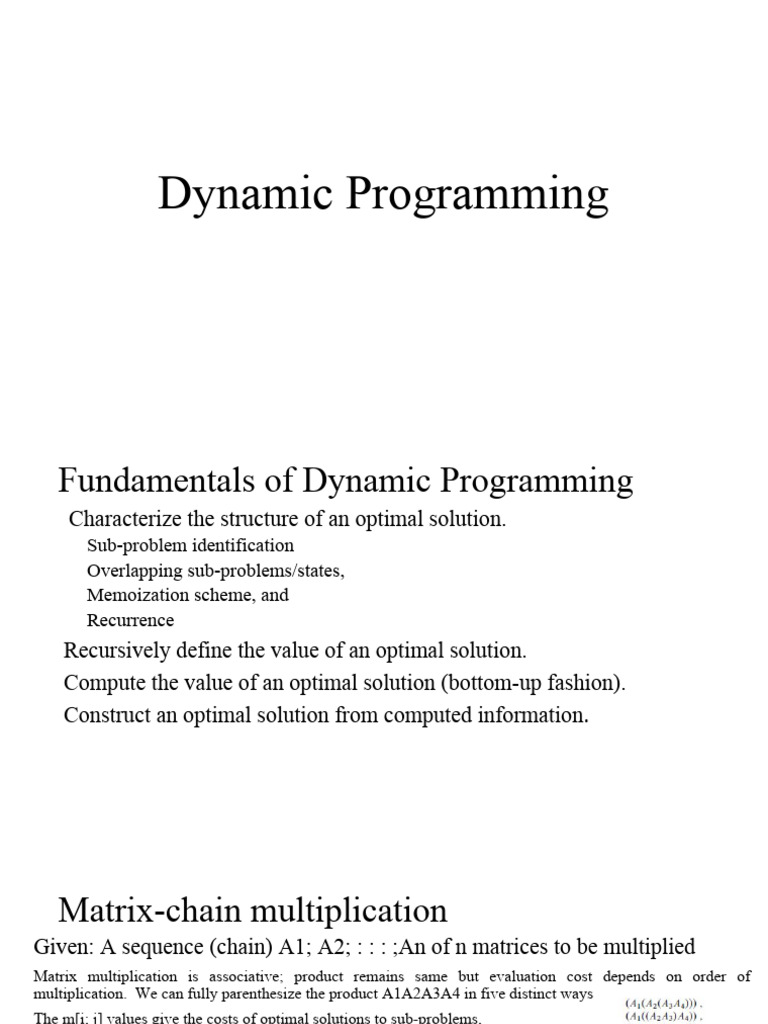 Dynamic AAI | PDF | Dynamic Programming | Numerical Analysis