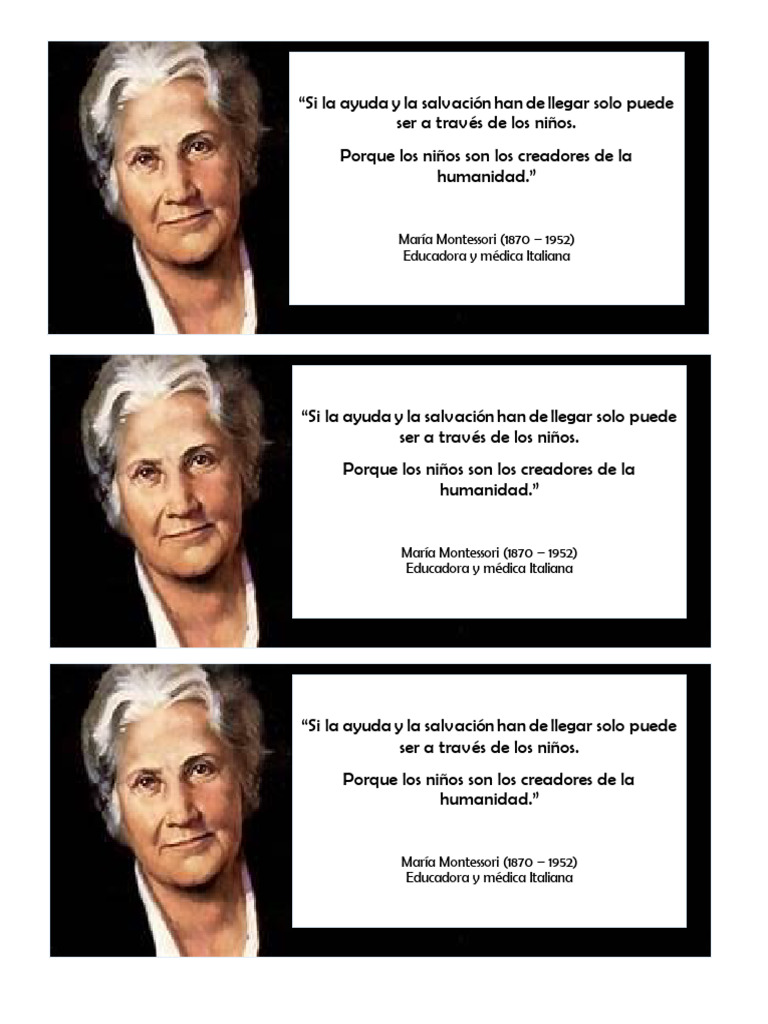 Maria Montessori | PDF