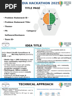 SIH 2025 Problem Statements | PDF
