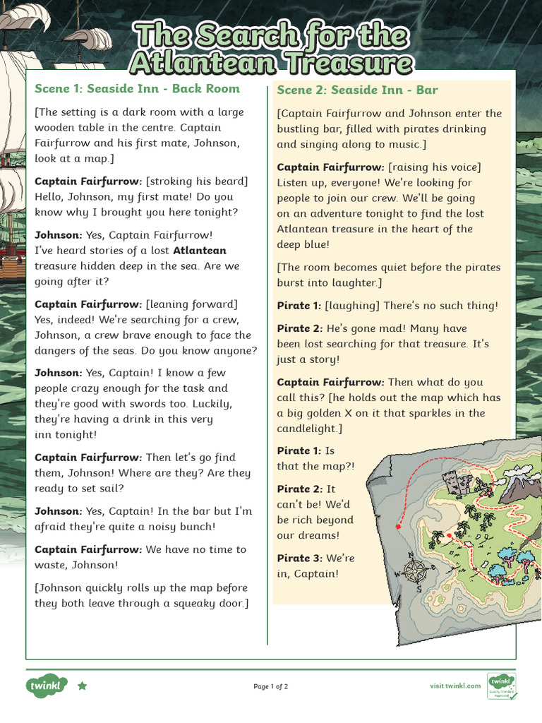 t e 1689076283 Lks2 the Atlantean Treasure Pirate Play Script ...