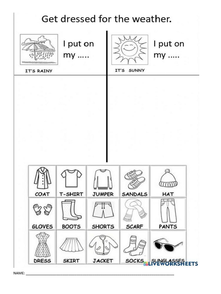 Weather Clothes | PDF