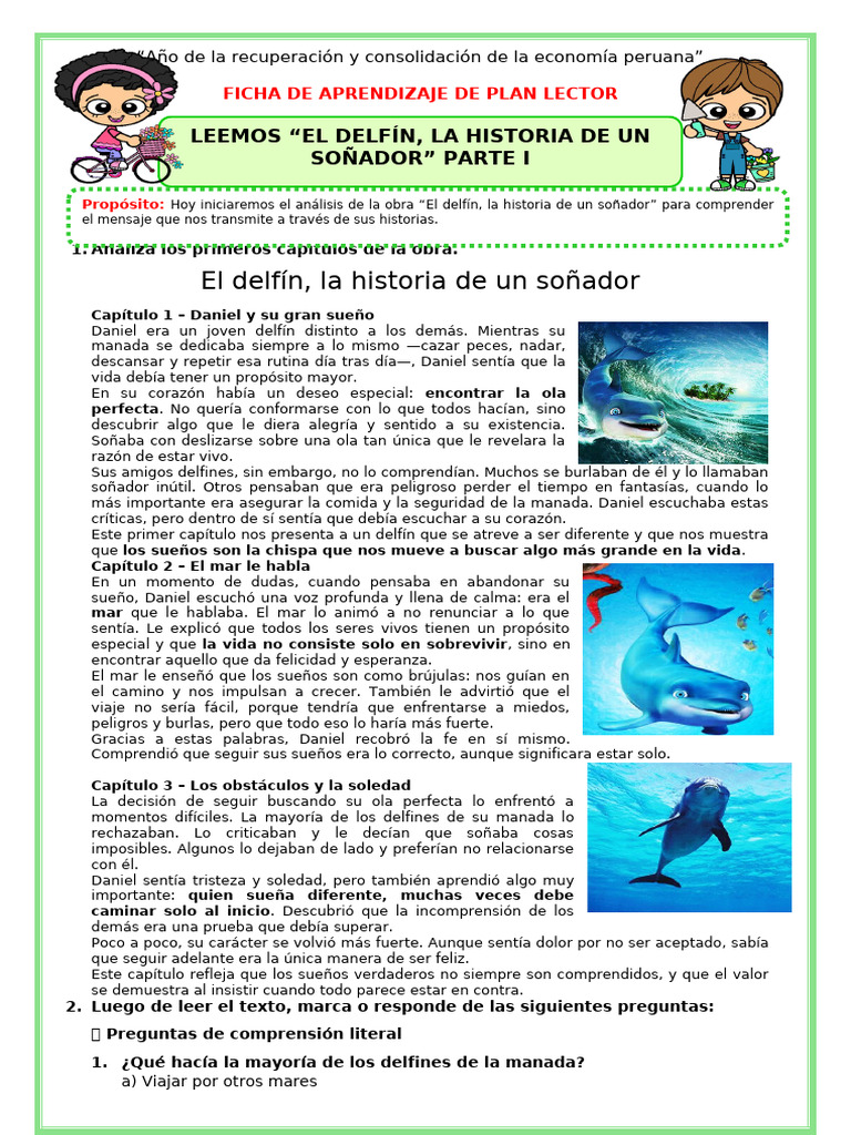 Daniel y su sueño en el mar | PDF