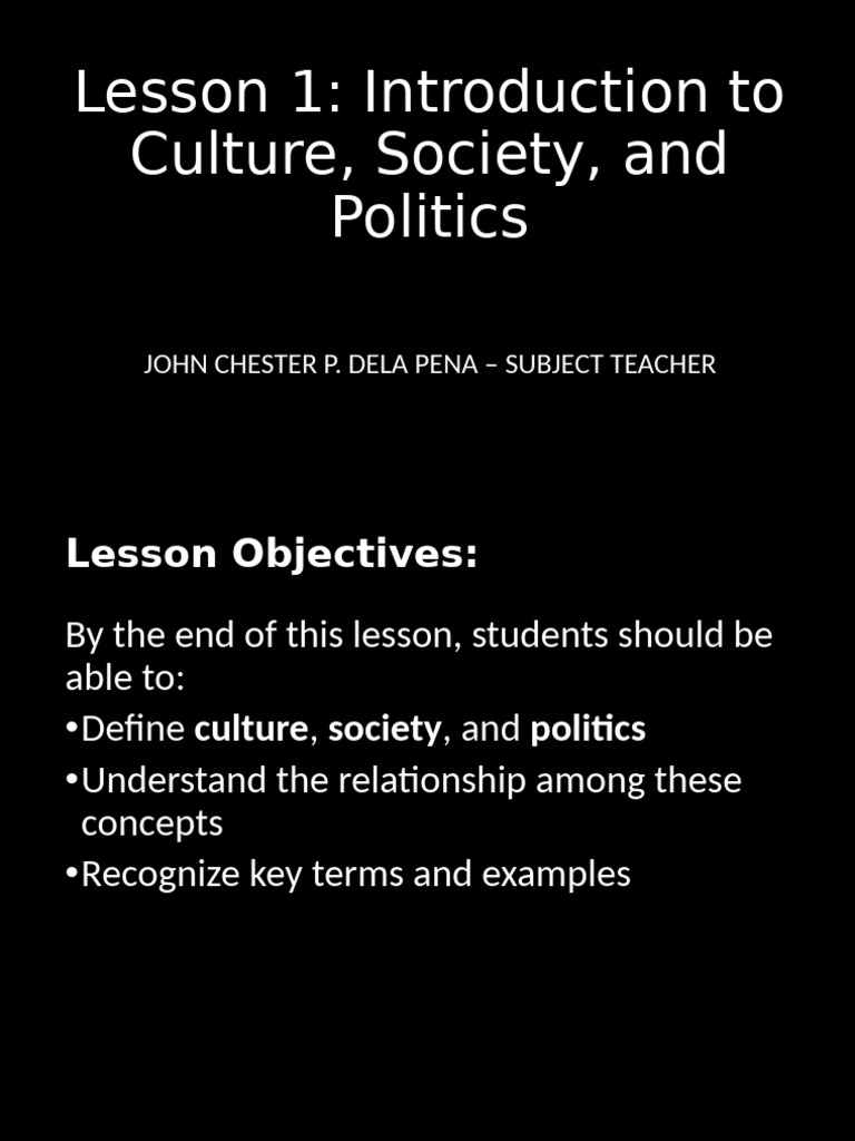 Lesson-1-INTRODUCTION-UCSP (1) | PDF | Society | Value (Ethics)