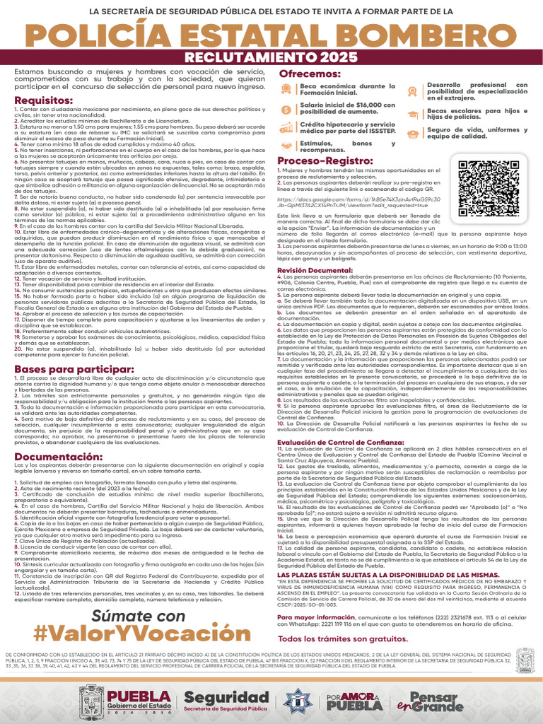 Convocatorias Reclutamiento 2025-Bombero | PDF | Reclutamiento