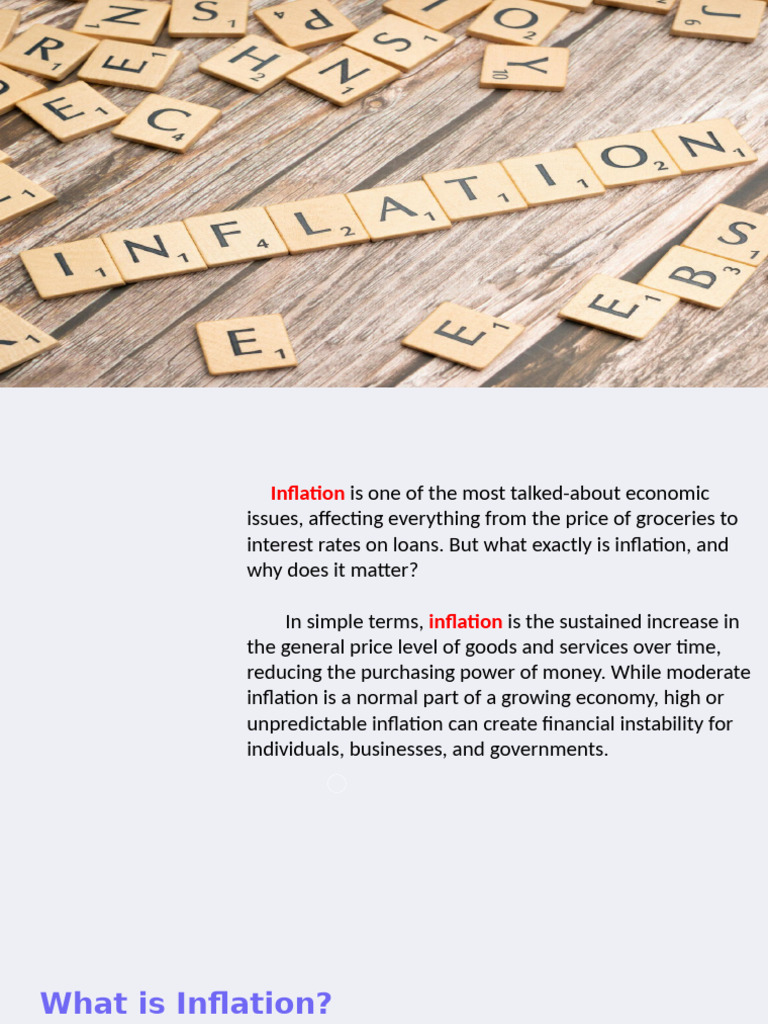 Understanding Inflation: Causes and Effects | PDF | Inflation | Interest