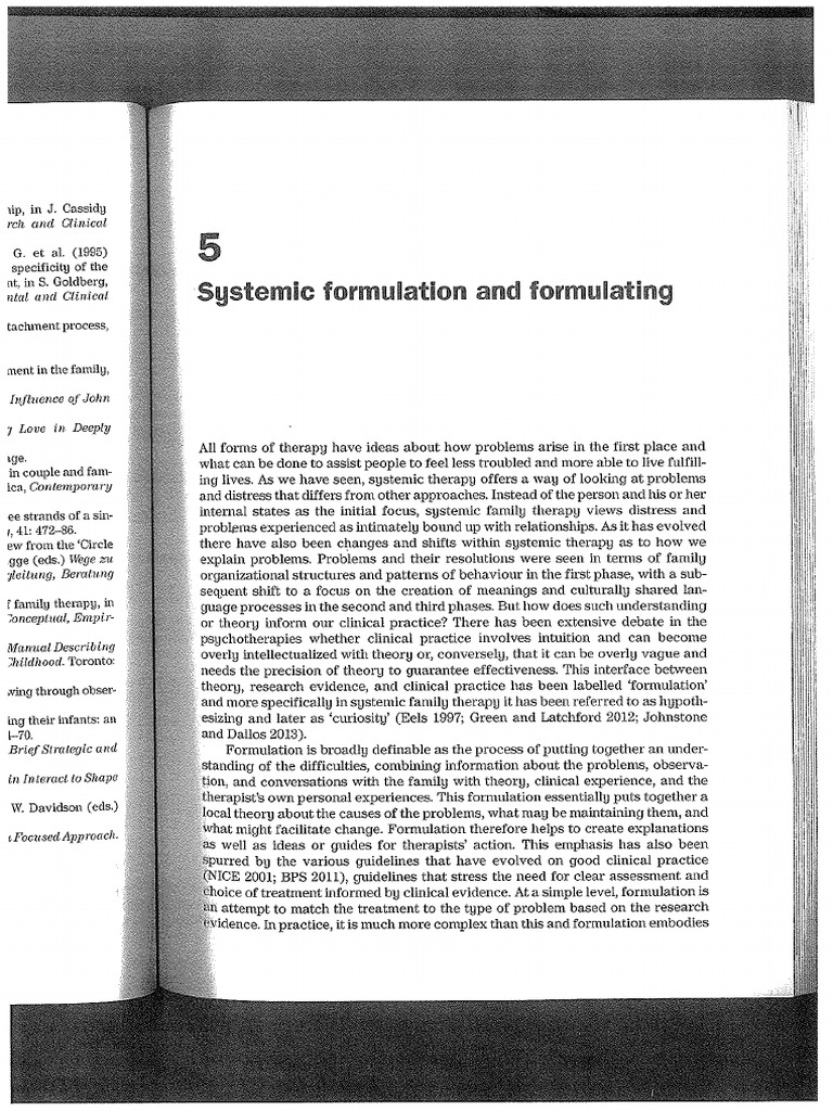 Dallos & Draper - Systemic Formulation | PDF