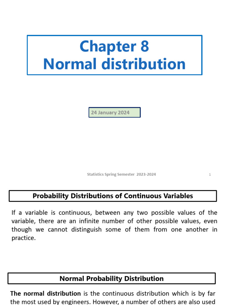 Understanding Normal Distribution in Statistics | PDF | Normal ...