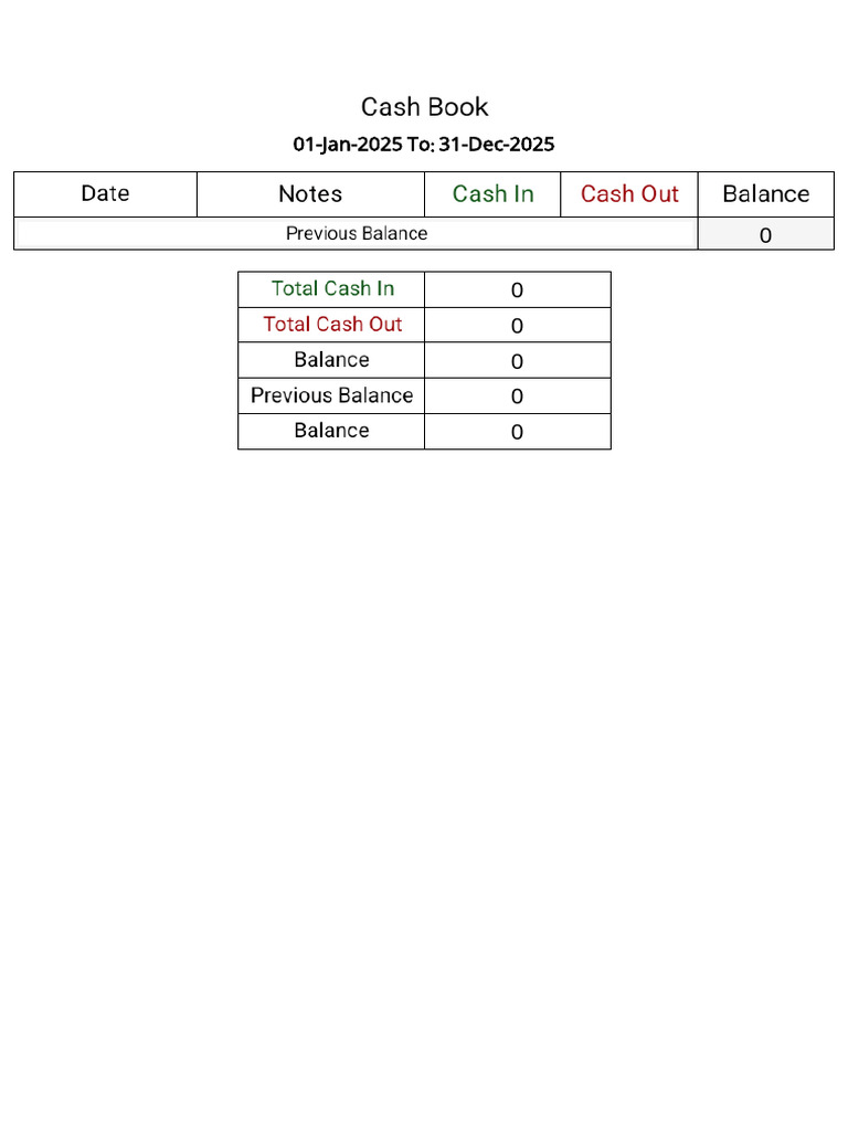Cash Book 16-Aug-2025 | PDF