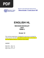 Grade 12 English FAL Study Notes | PDF