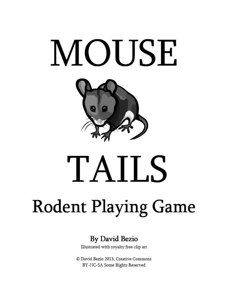 Mouse Tails - David Bezio - Rodent Playing Game (OEF, 2013) | PDF ...