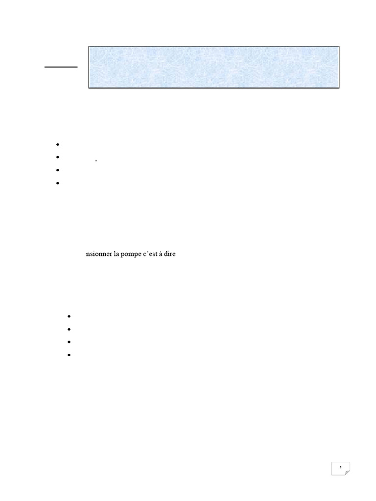 Dimensionnement et performance de pompe | PDF | Pompe | Dynamique des ...