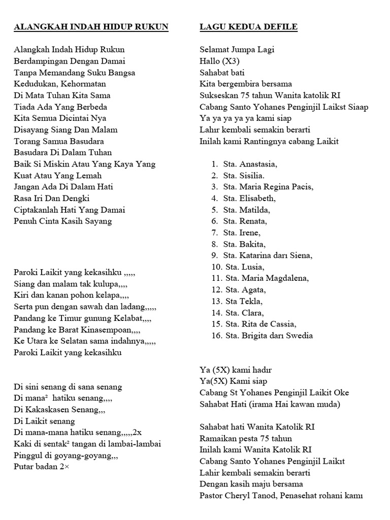 Wkri Lagu | PDF