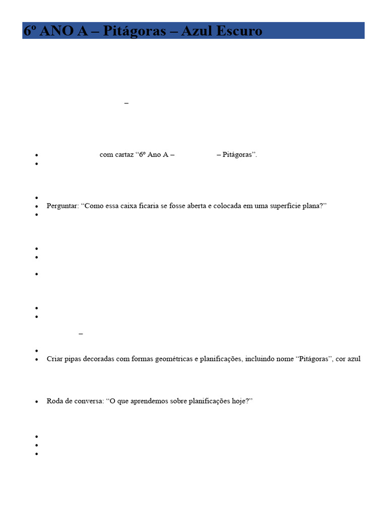 Aulas de Matemática: Pitágoras, Galileu e Fibonacci | PDF | Geometria ...