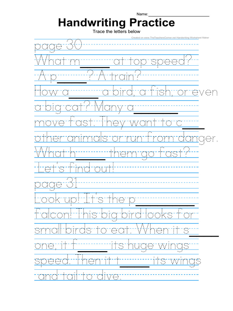 Animals Can Go Fast 1-결합됨 | PDF