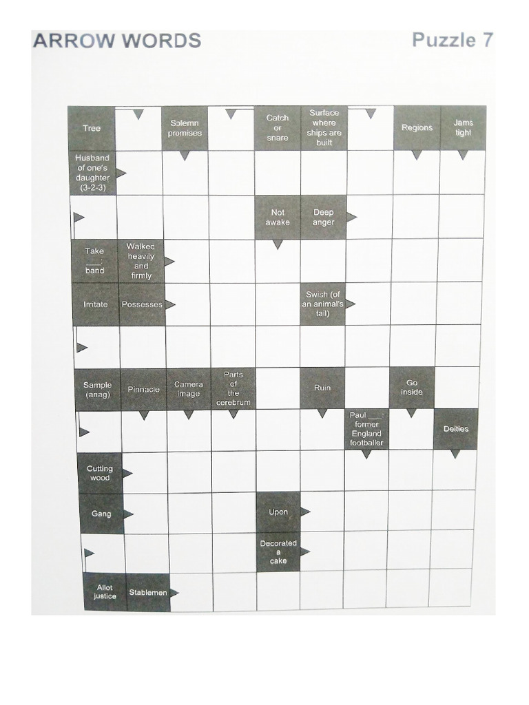 Arrow Words | PDF