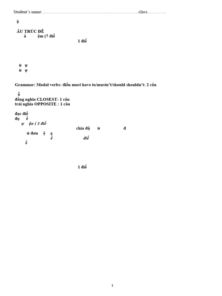 English 11 Mid-Term Test Review | PDF | Physical Fitness