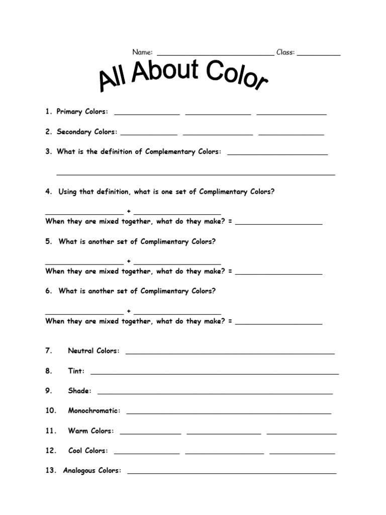 Color Theory | PDF