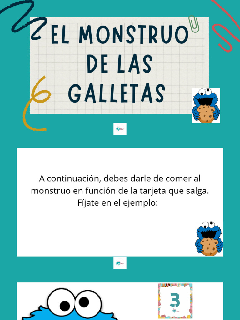 Alimenta al Monstruo de las Galletas | PDF