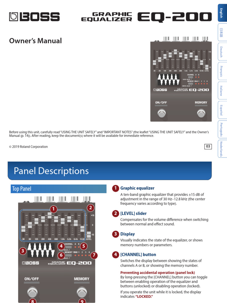 EQ-200 Eng03 W | PDF | Usb | Electrical Engineering