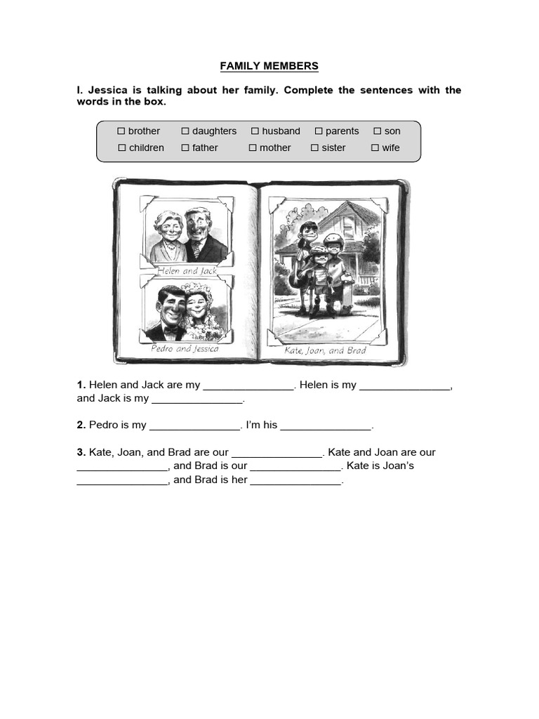 Family Members WKST | PDF