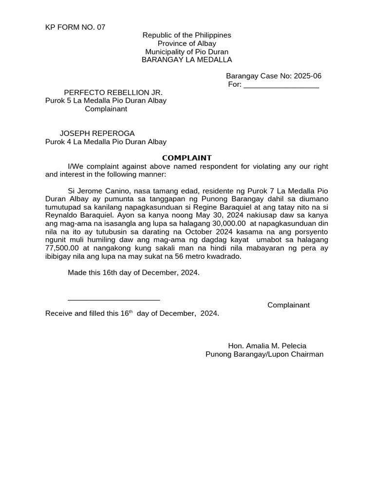 KP Form | PDF | Constitutional Law | Public Law