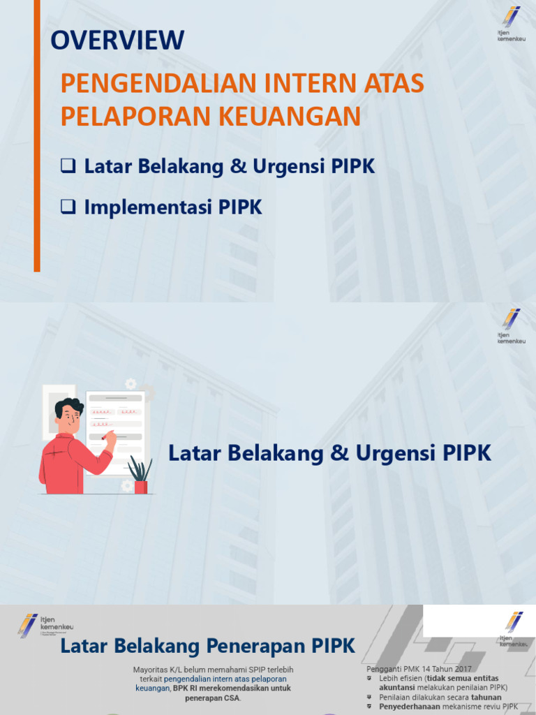 PIPK: Pengendalian Intern Keuangan Pemerintah | PDF