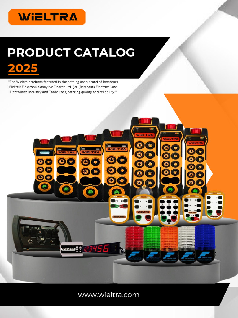 Wieltra 2025 Crane Control Catalog | PDF | Mains Electricity | Direct ...