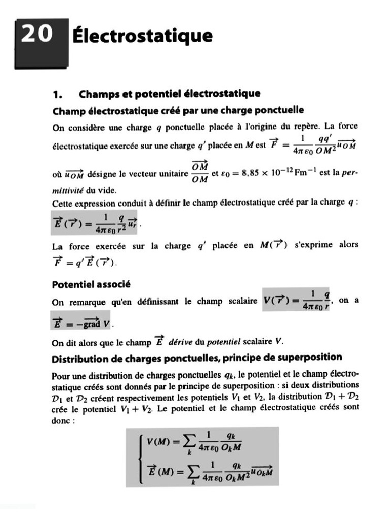 Résumé de l'Électricité | PDF