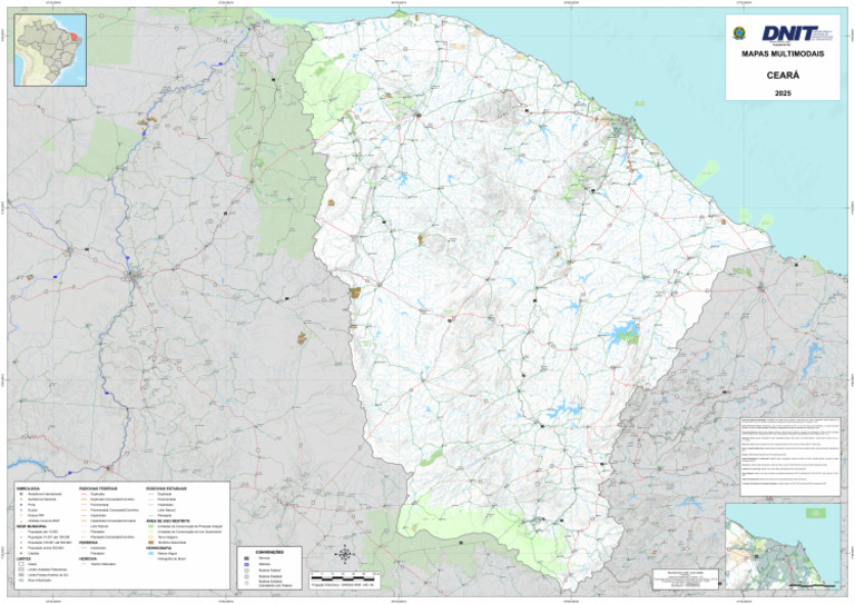 Mapa Ceará 2025 | PDF