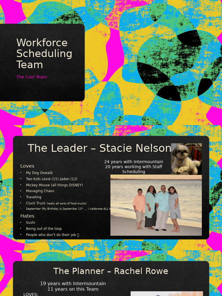 Workforce Scheduling Team Intro | PDF
