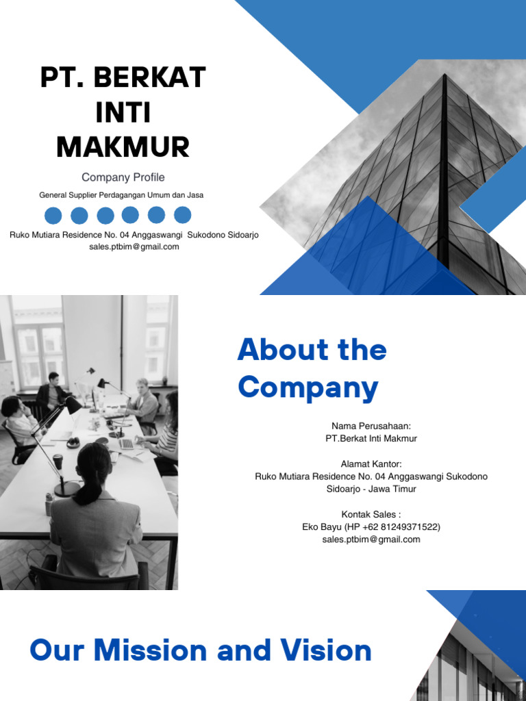 Company Profile PT.berkat Inti Makmur-1 | PDF